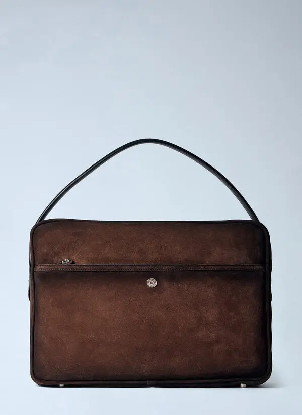 Acne Studios Camero Party Suede Shoulder Bag