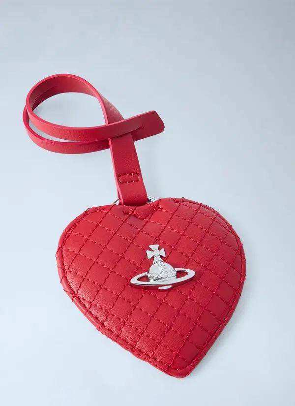 VIVIENNE WESTWOOD Heart Mirror Charm Keyring