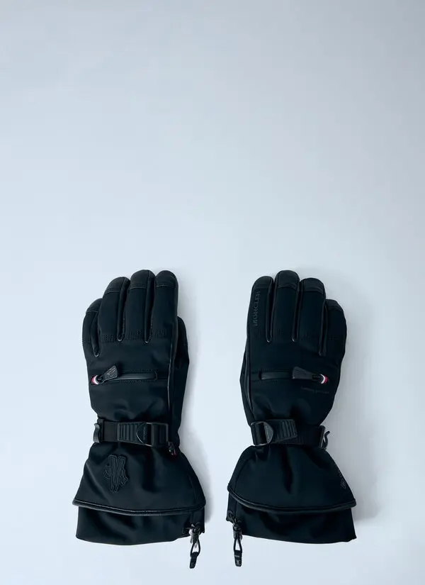 Moncler Technical Ski Gloves - Black