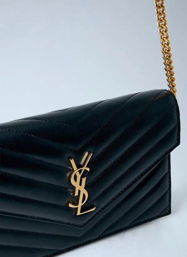 Saint Laurent Cassandre Envelope Chain Wallet