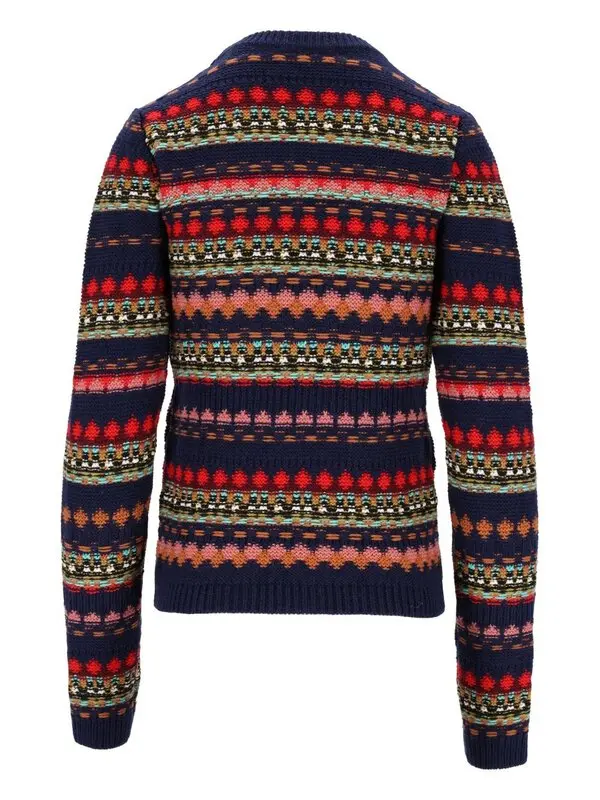 Dries Van Noten Jacquard Wool Sweater