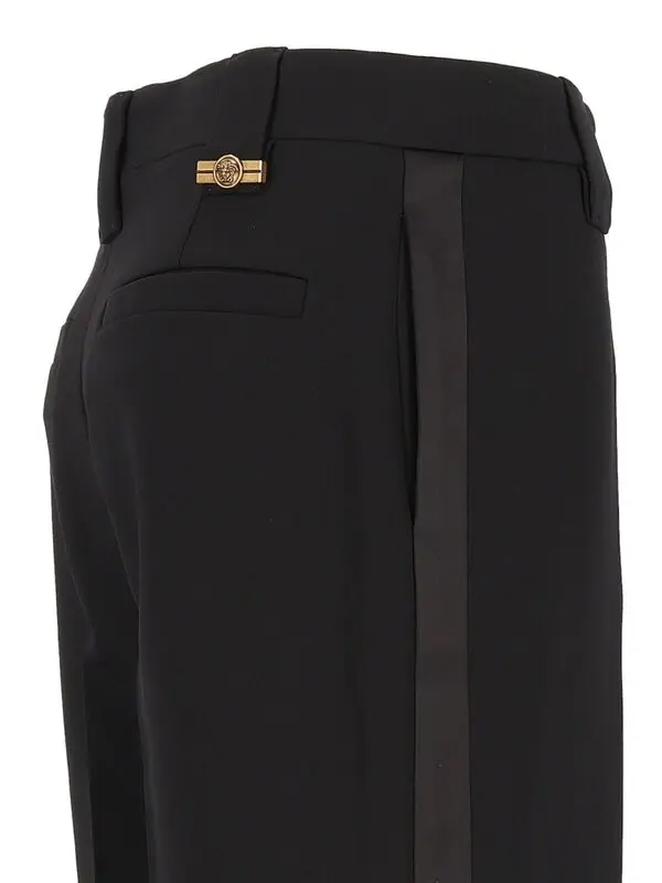 Versace Tailored Stretch Wool Trousers