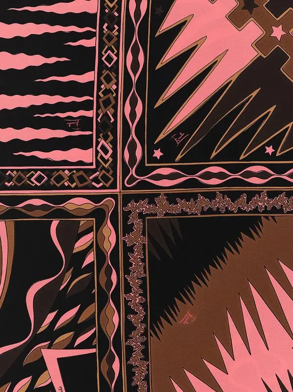 Emilio Pucci Carré Mix Of Prints