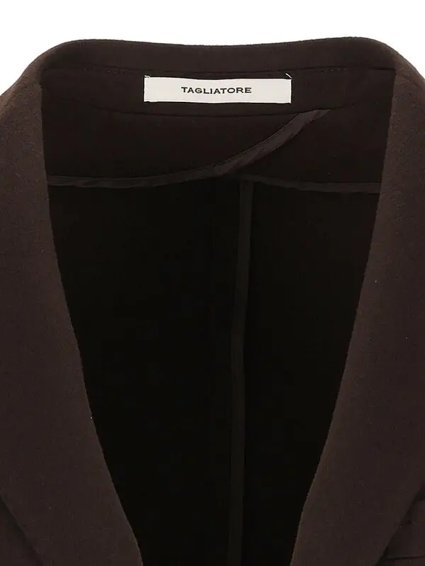 Tagliatore Montercarlo Blazer In Cashmere - Brown