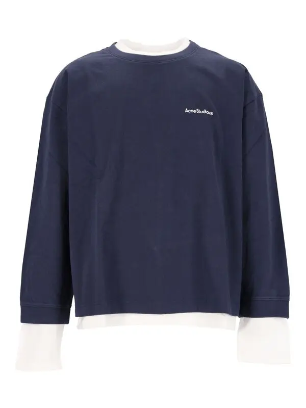 Acne Studios Layered Logo Sweatshirt