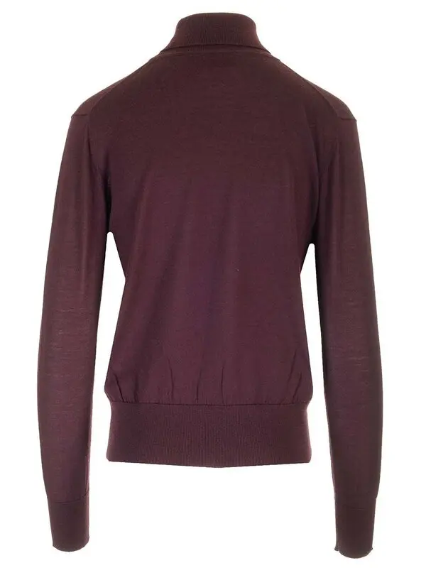 FORTE_FORTE Superfine Merinos Turtleneck Sweater - Multicolor