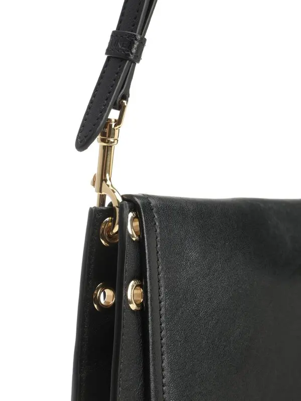 Celine Besace Leather Bag - Black