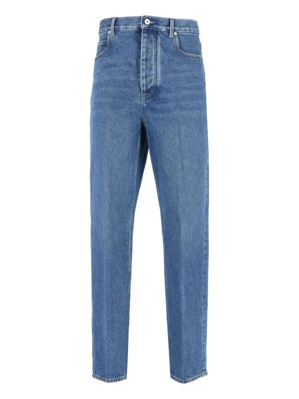 Bottega Veneta Medium-indigo Wide-leg Jeans