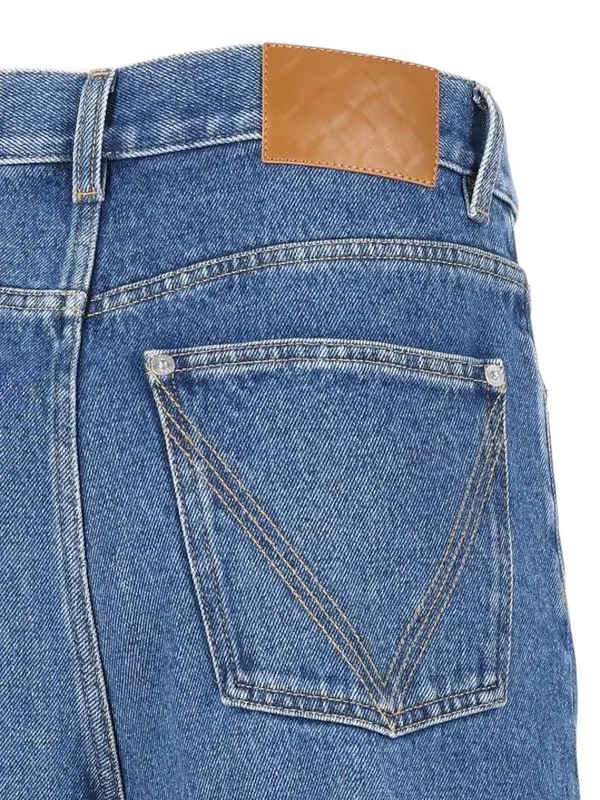 Bottega Veneta Medium-indigo Wide-leg Jeans