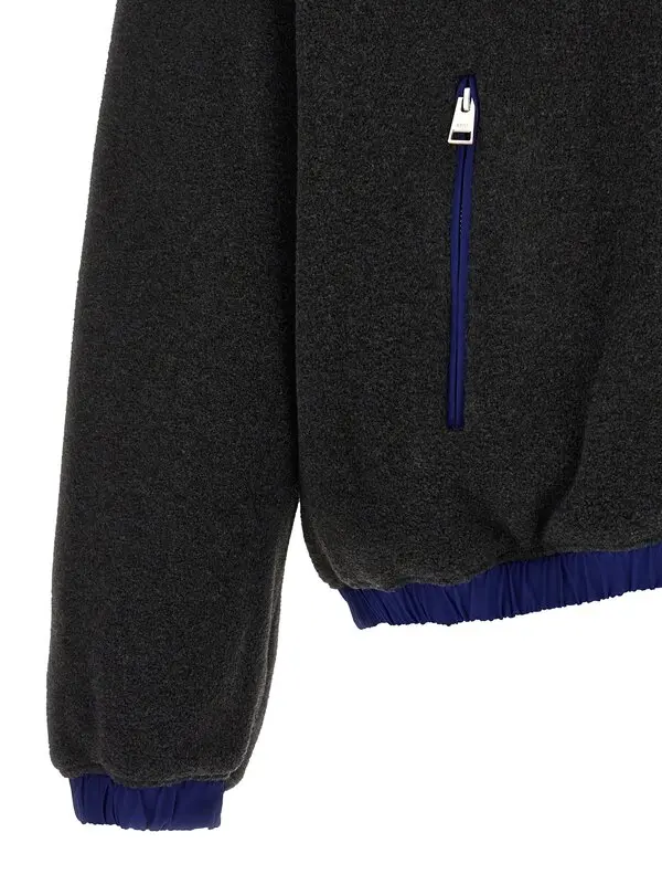 AMI Paris Carbon Grey Vareuse Sweatshirt