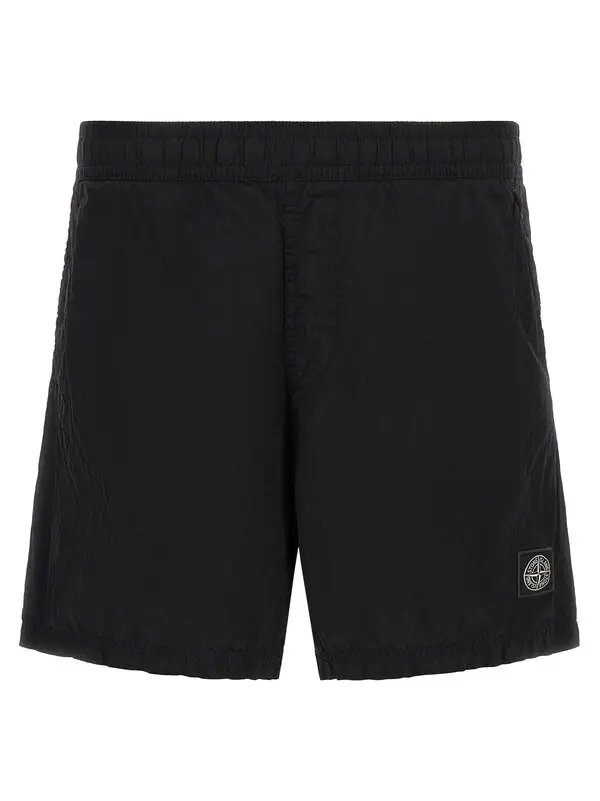 Stone Island B100004' Swimsuit - Black