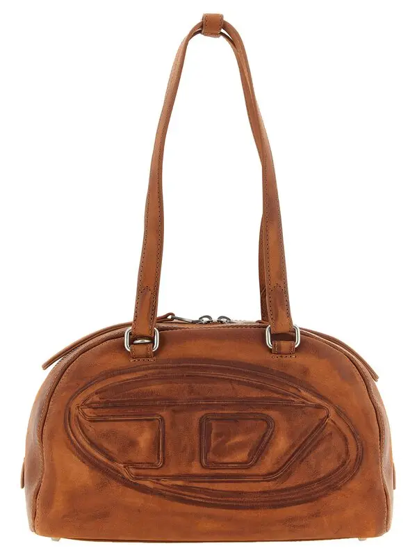 DIESEL® 1dr Dome Soft' Shoulder Bag - Brown