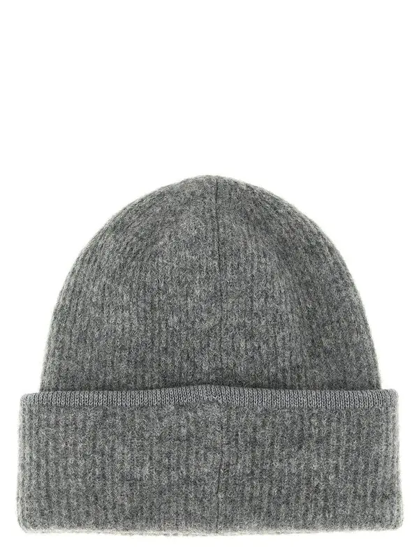 Jacquemus Le Bonnet Gros-grain' Beanie - Gray