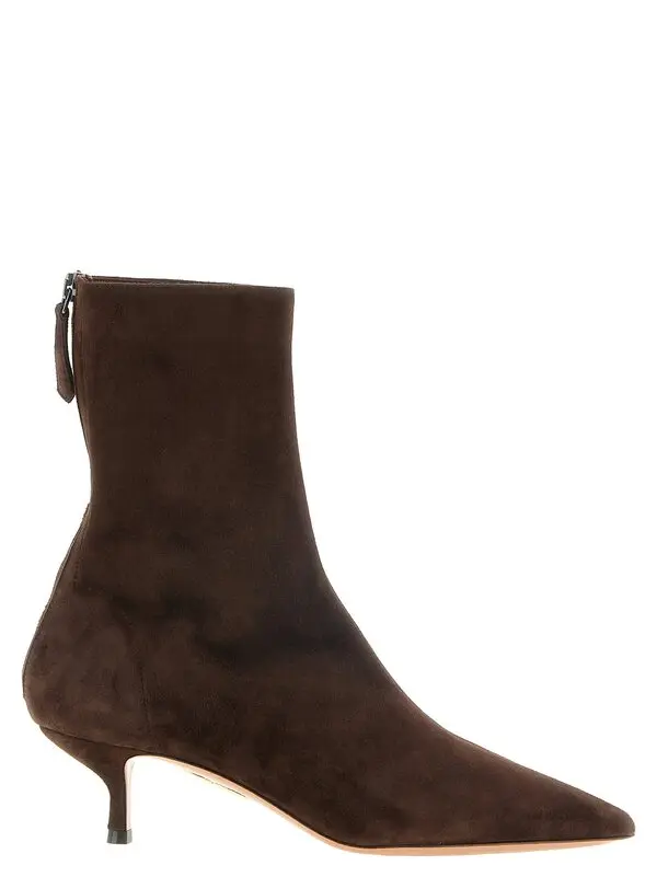 AQUAZZURA Montmartre' Ankle Boots - Brown