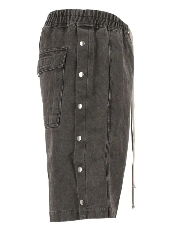 Rick Owens Straight-leg Cotton Canvas Pusher Shorts