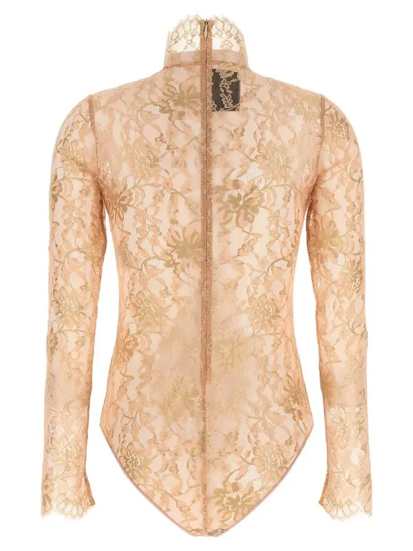 Valentino Garavani Lurex Lace Bodysuit