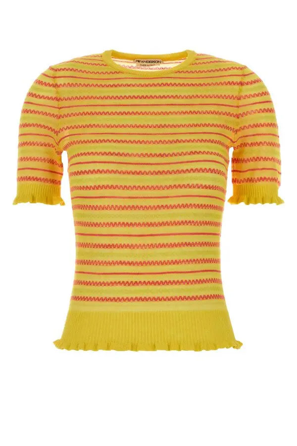 JW Anderson Embroidered Knit Top - Multicolor