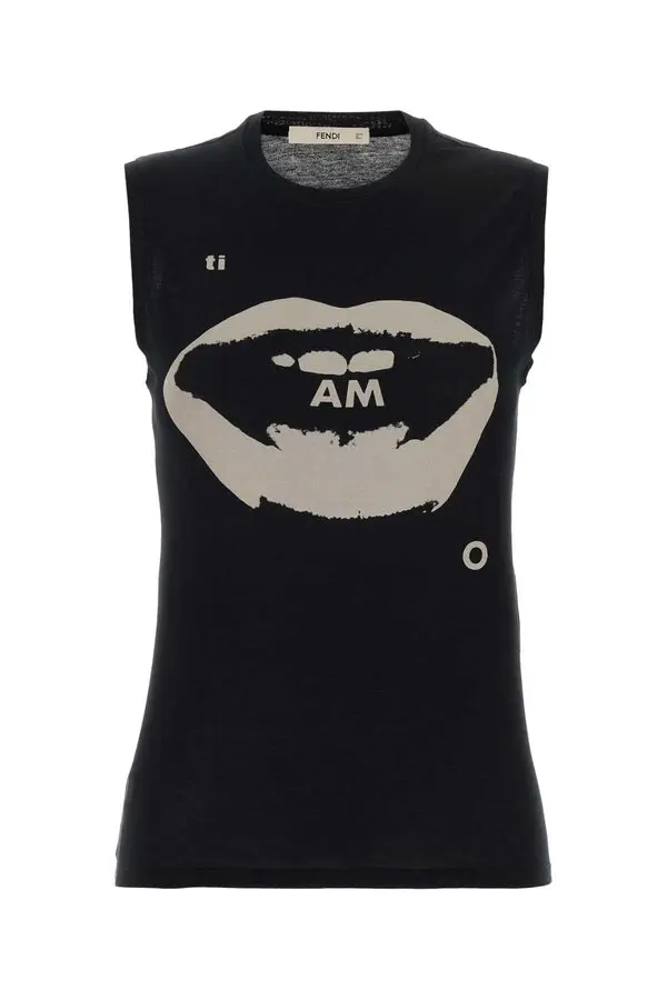 Fendi Cotton Tank Top