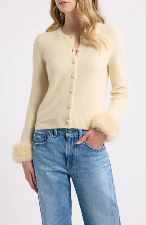 DÔEN Clara Cashmere Cardigan - Vanilla