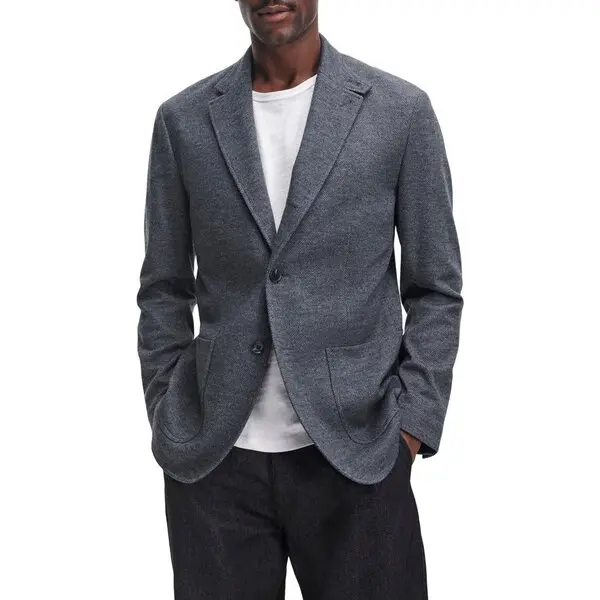 Rag & Bone Becker Knit Sport Coat - Grey