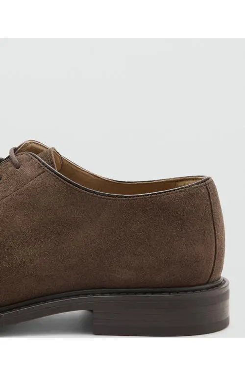 Mango Plain Toe Derby
