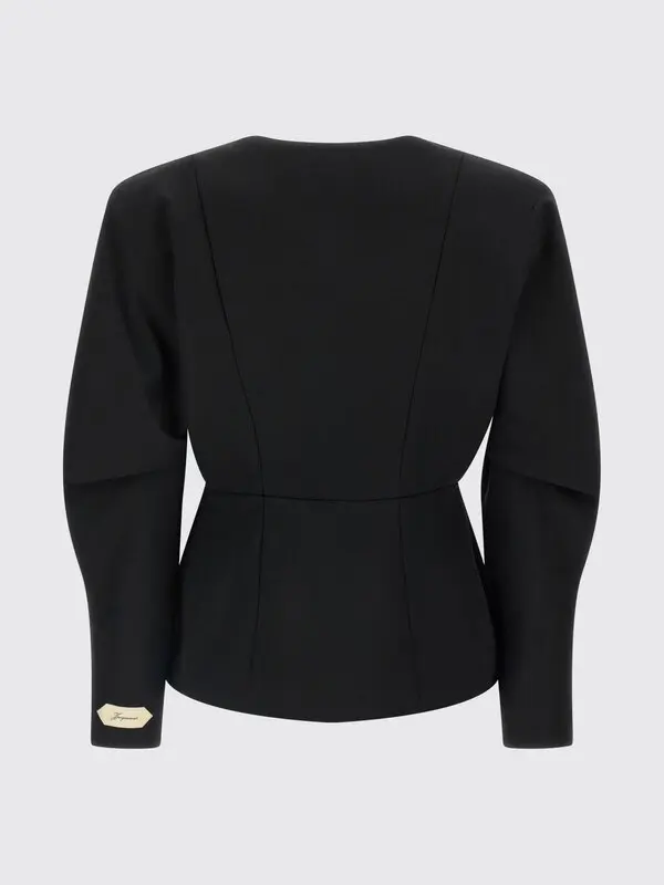 Jacquemus Paloma Cropped Wool Blazer With Slim Fit