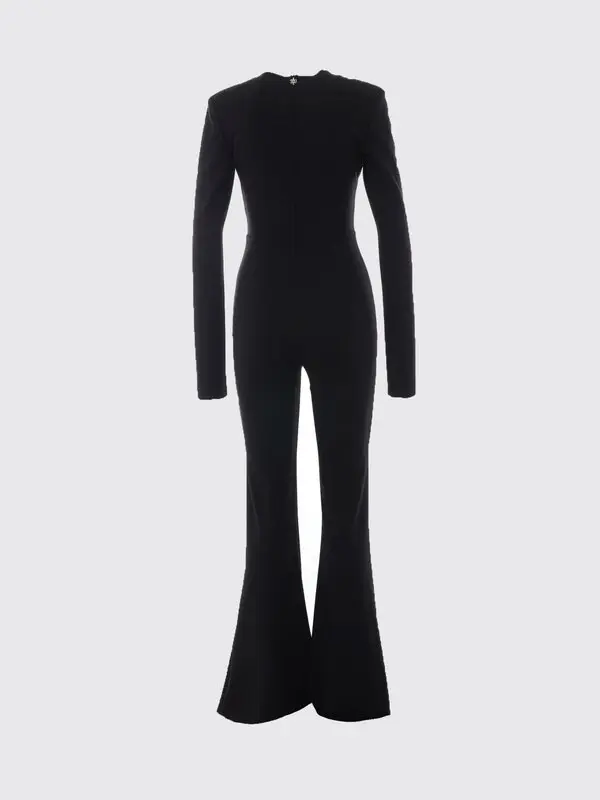 ANIYE BY Elegant Crêpe Jumpsuit With V-neck And Long Sleeves