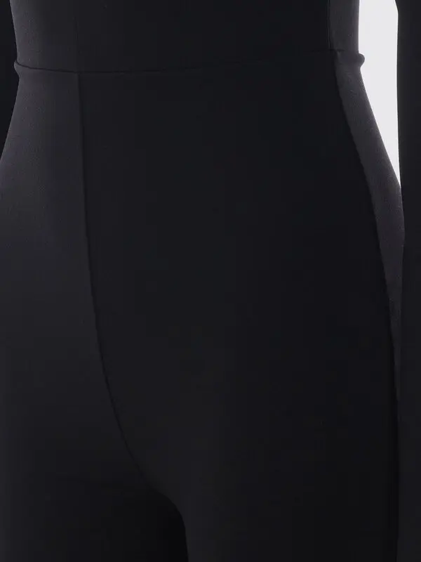 ANIYE BY Elegant Crêpe Jumpsuit With V-neck And Long Sleeves