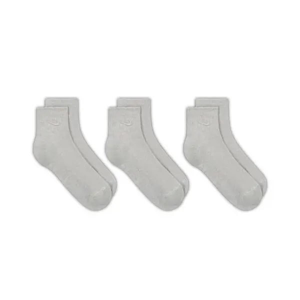 Nike Everyday Elevated Ankle Socks 'grey Mixed