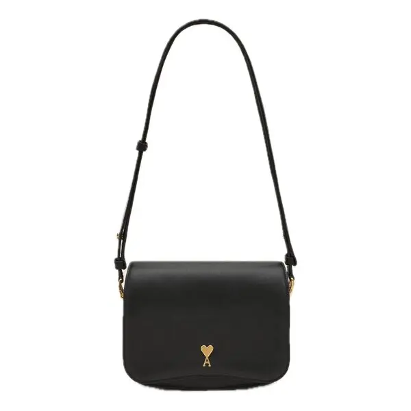 AMI Paris Cowhide Leather Paris Bag