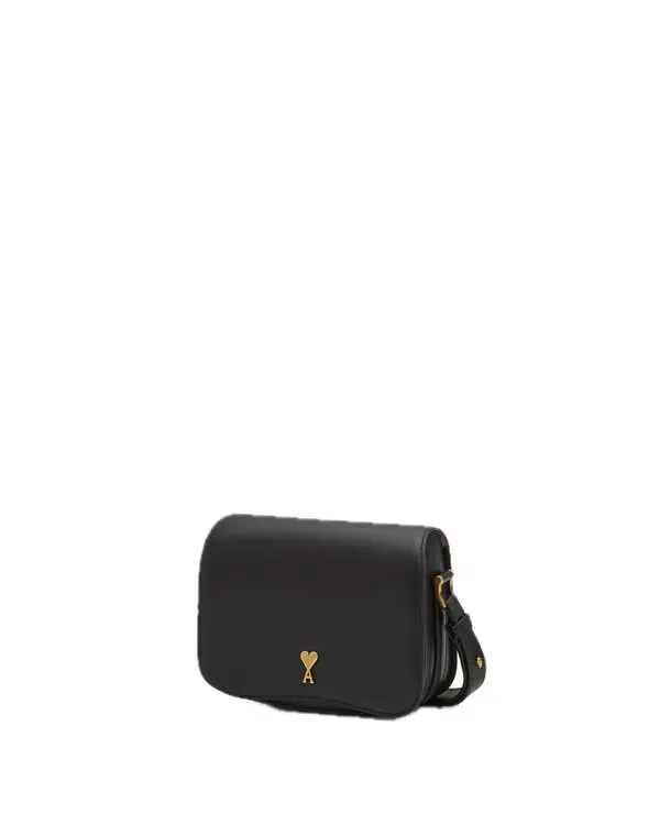 AMI Paris Cowhide Leather Paris Bag