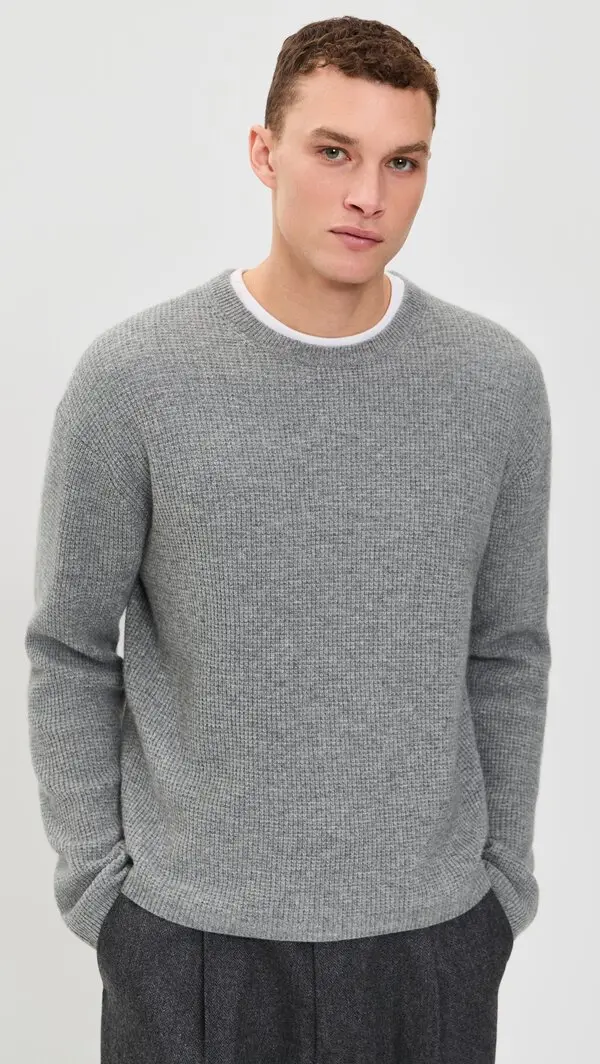 FRAME Cmere Blend Waffle Sweater