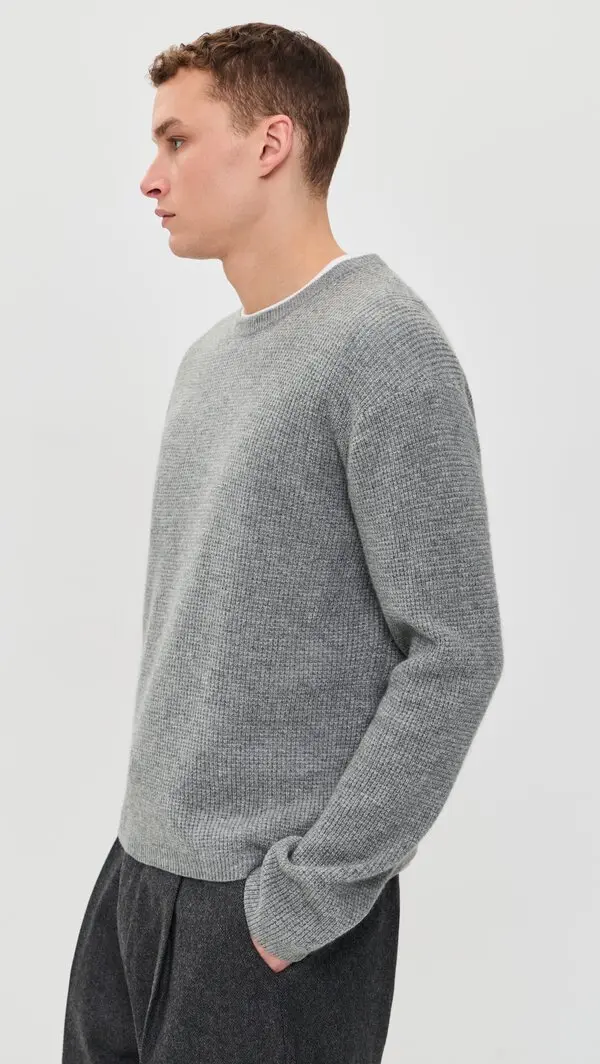 FRAME Cmere Blend Waffle Sweater