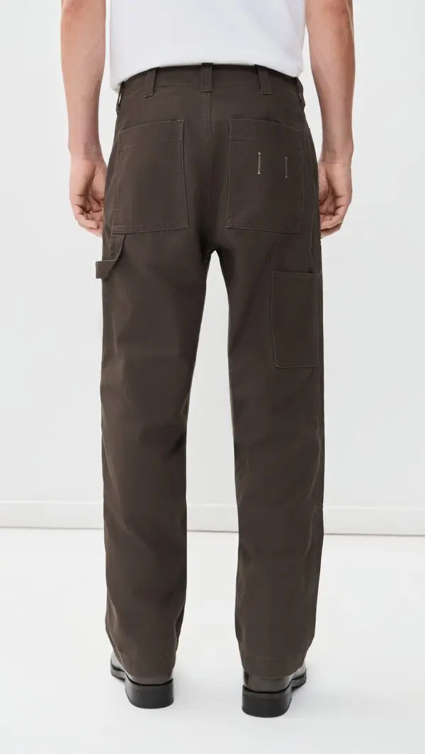 Reigning Champ Cotton Canvas Double Knee Relaxed Pants
