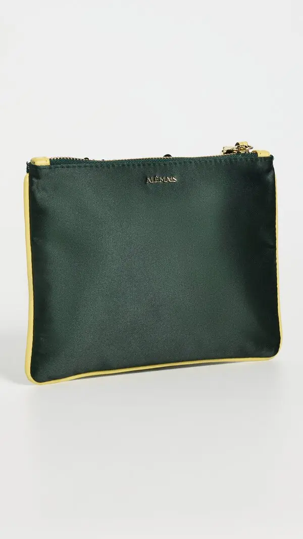 ALEMAIS Rosette Beaded Clutch