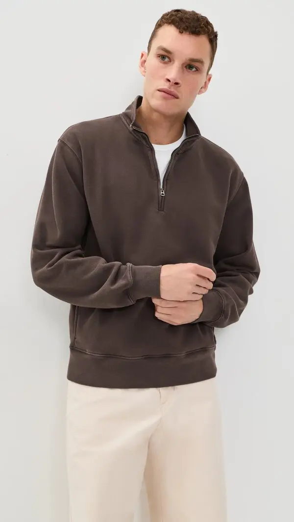 Madewell New Mccarren Funnel Zip Sweatshirt