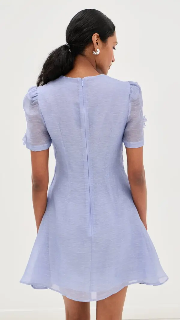 LEO LIN Elyse Petal Short Sleeve Mini Dress