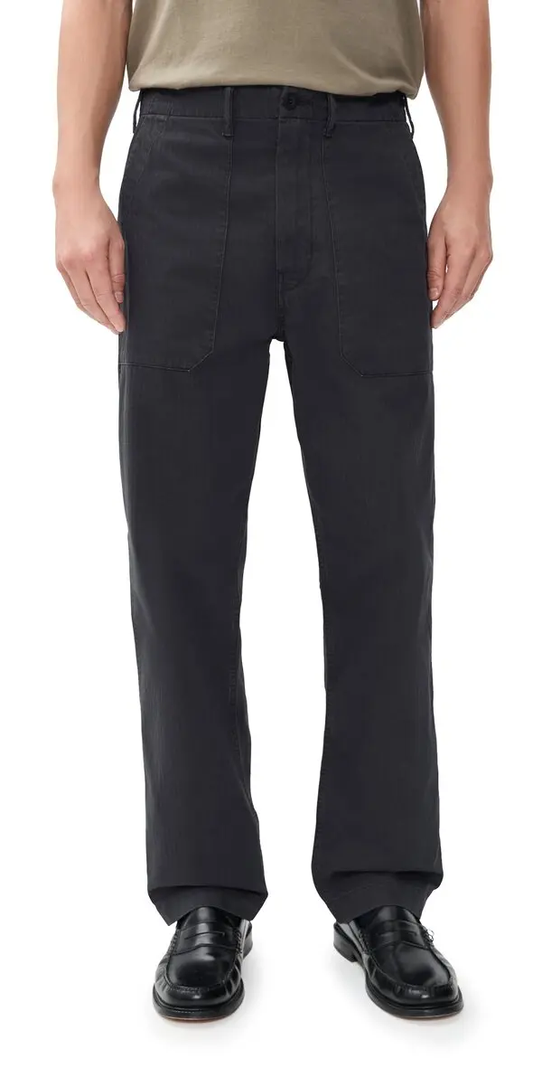 Madewell Herringbone Fatigue Loose Fit Pants