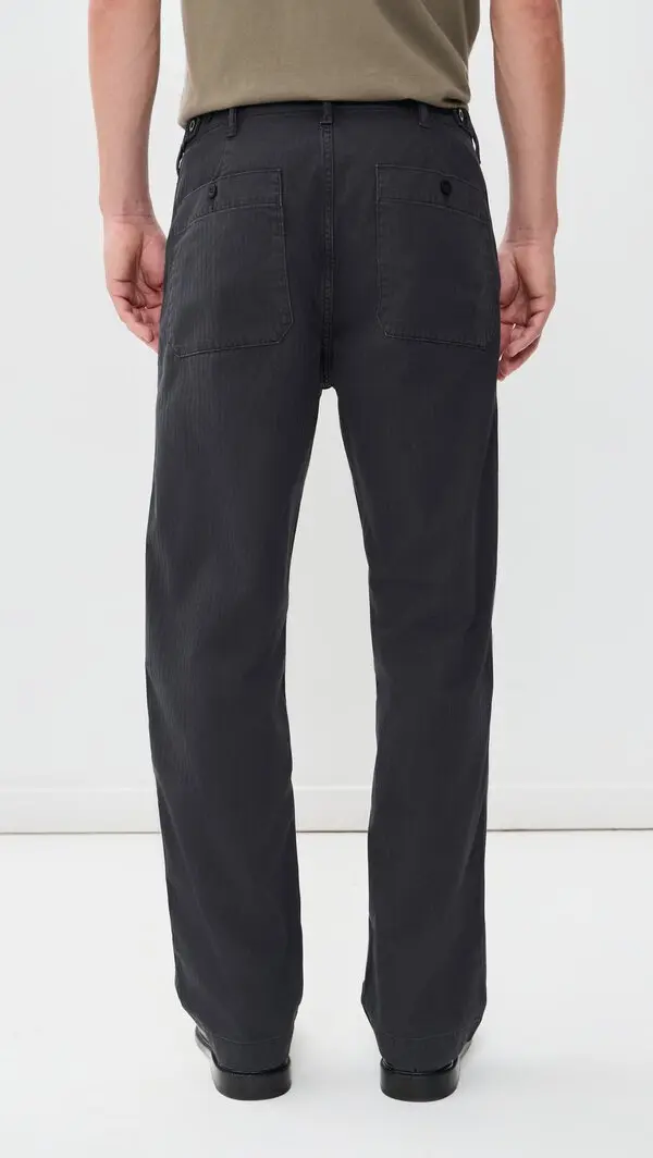 Madewell Herringbone Fatigue Loose Fit Pants