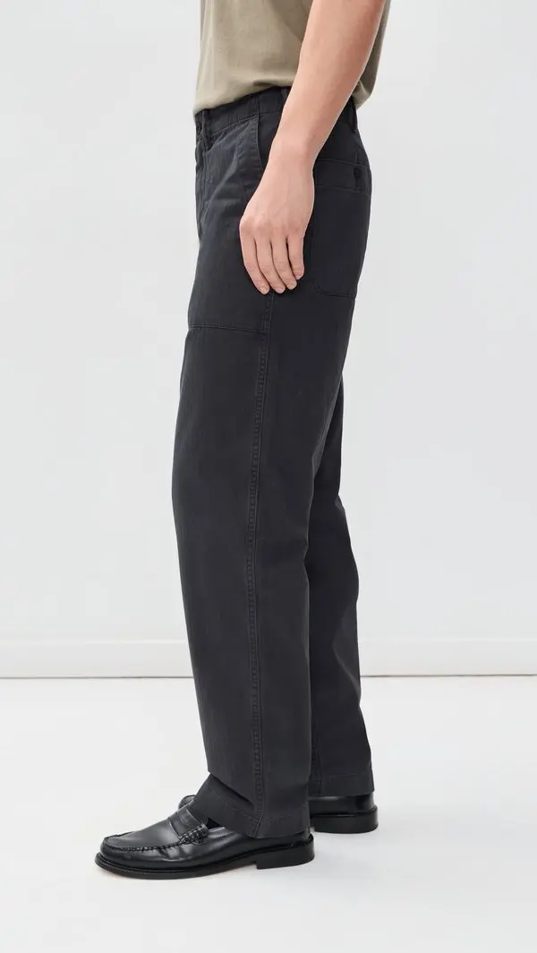 Madewell Herringbone Fatigue Loose Fit Pants