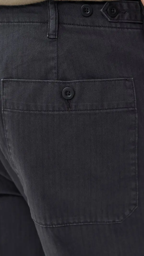 Madewell Herringbone Fatigue Loose Fit Pants