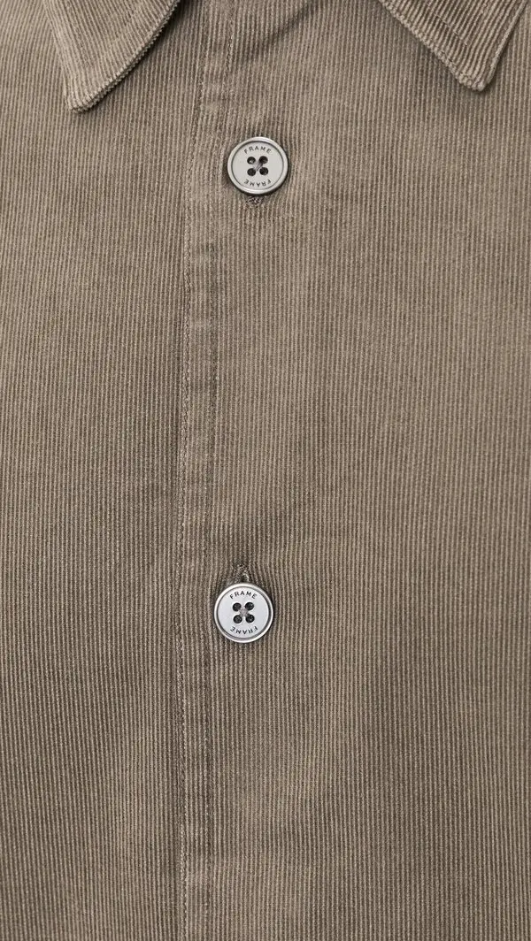 FRAME Micro Corduroy Shacket