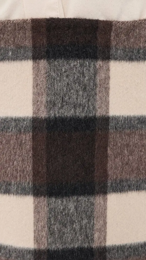 Theory Wool Blend Mini Skirt