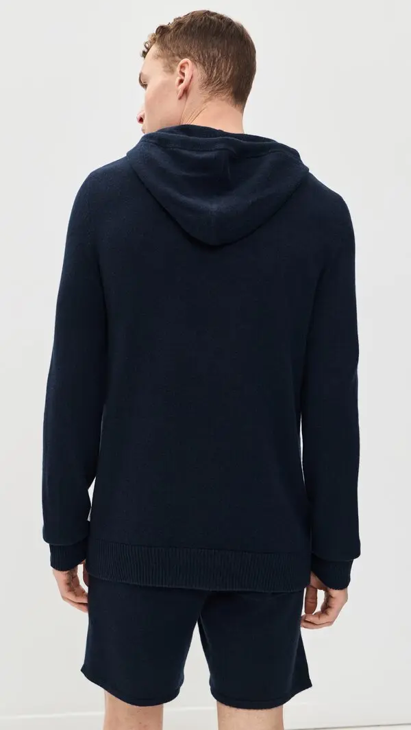 Onia Cashmere Hoodie - Midnight