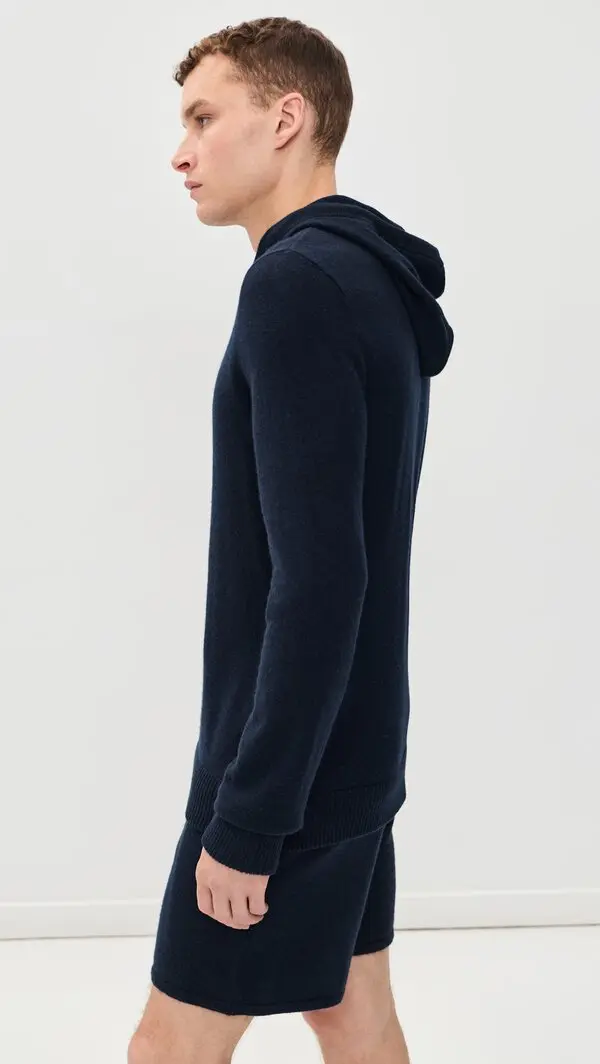 Onia Cashmere Hoodie - Midnight