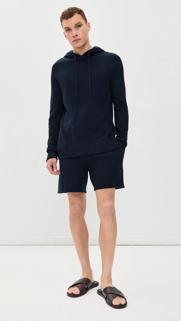Onia Cashmere Hoodie - Midnight