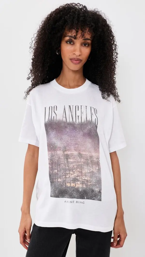 ANINE BING Cade Los Angeles Tee