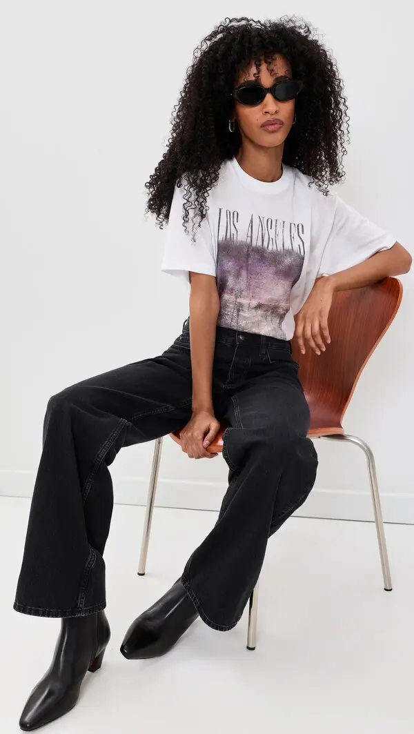 ANINE BING Cade Los Angeles Tee