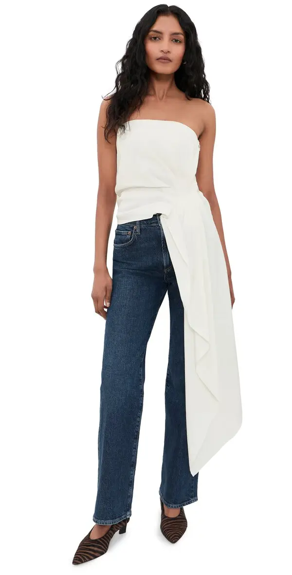 Staud Lux Top - Ivory