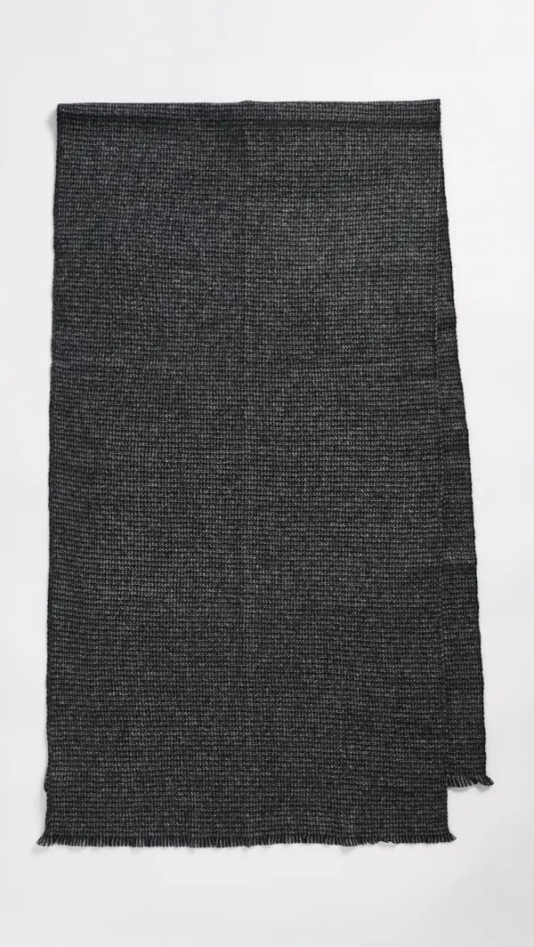 Vince Marled Micro Houndstooth Scarf